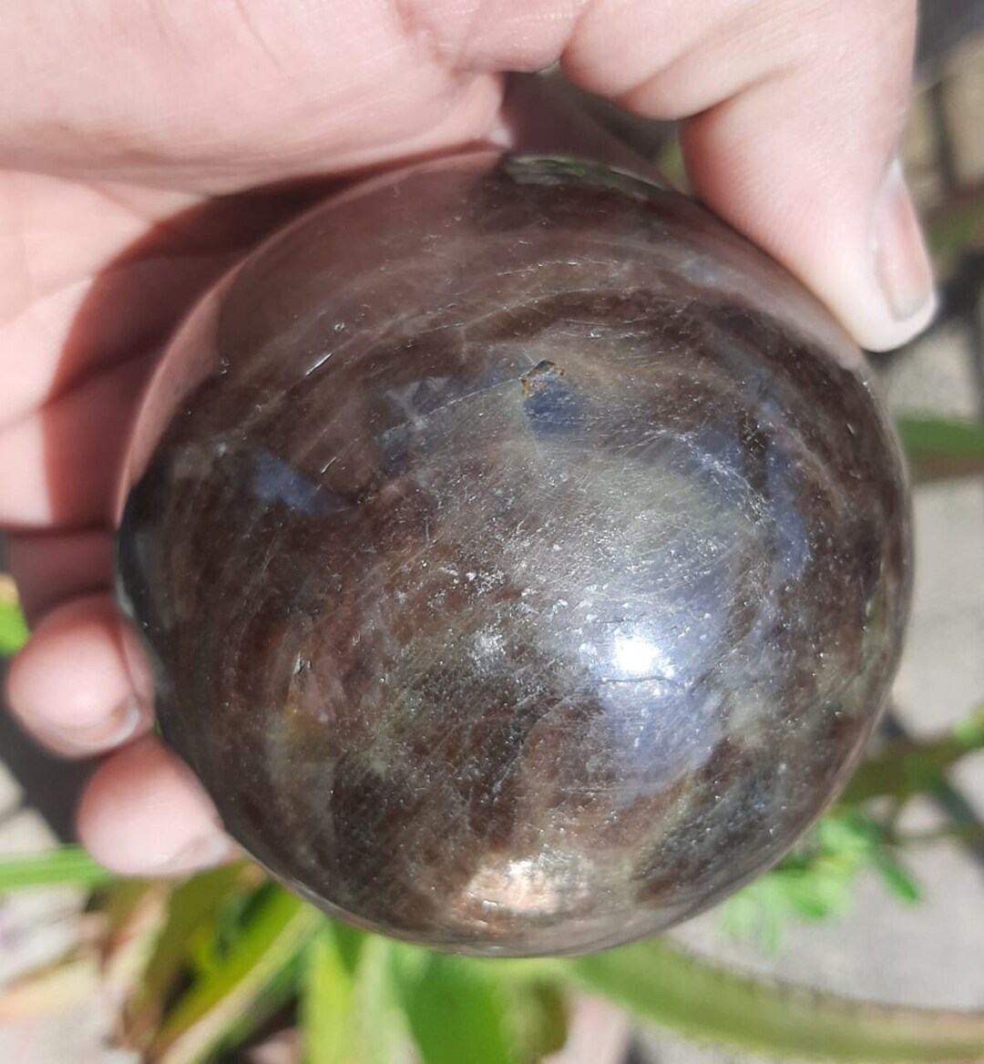 Golden Sapphire Sphere Rare Sapphire Sphere Golden Sapphire Smooth ...