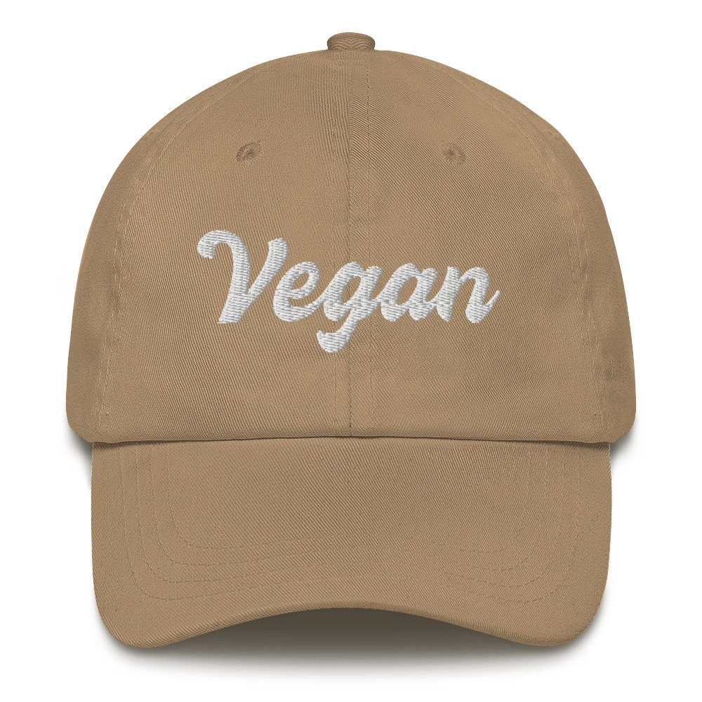 Vegan Dad Hat, Vegan Fashion, Vegan Baseball Cap, Vegan Apparel ...