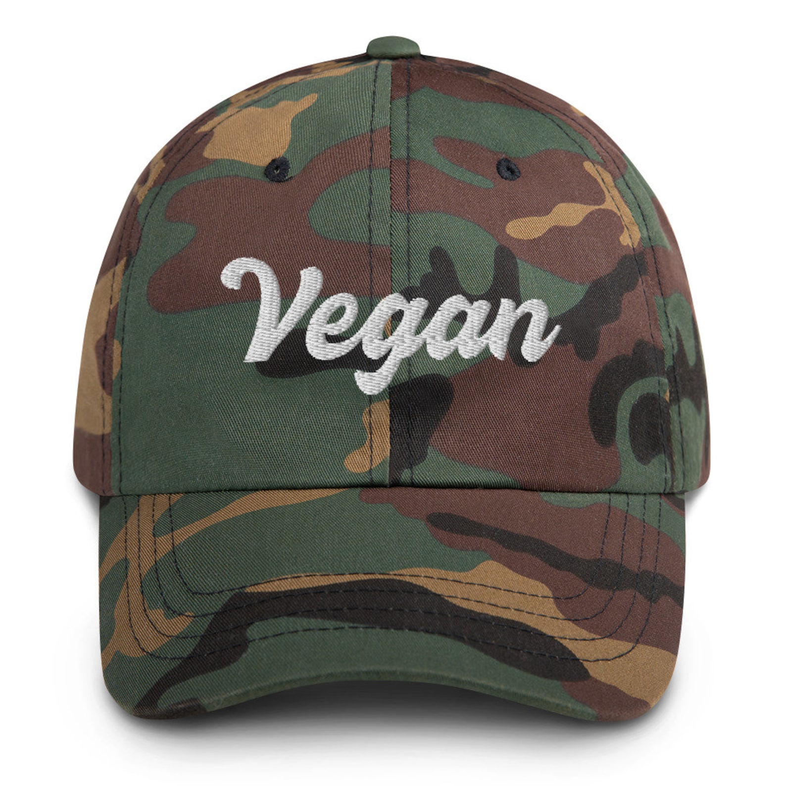 Vegan Dad Hat, Vegan Fashion, Vegan Baseball Cap, Vegan Apparel ...