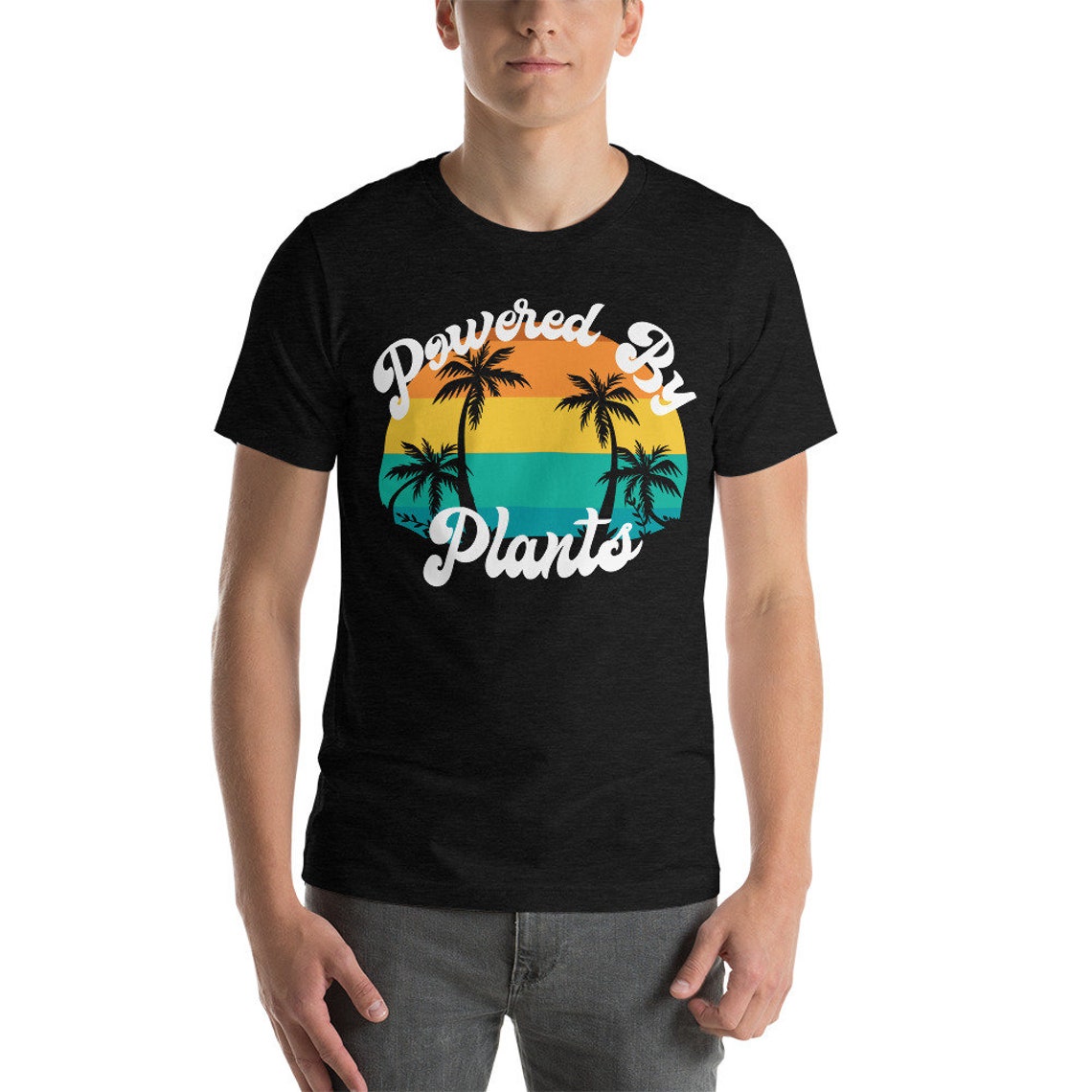 Powered by Plants T-shirt Plant Lover Shirt Plant Based - Etsy