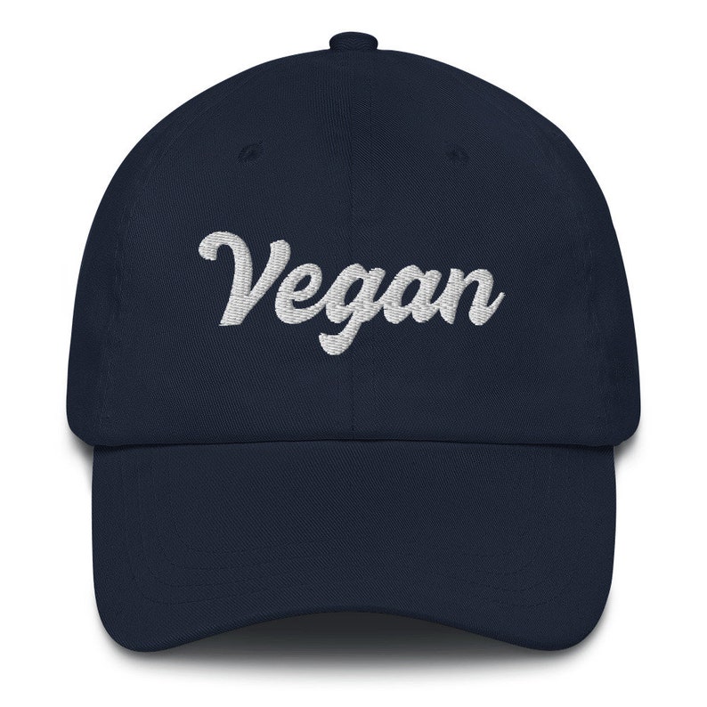 Vegan Dad Hat, Vegan Fashion, Vegan Baseball Cap, Vegan Apparel ...