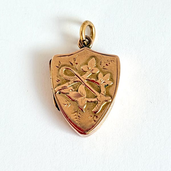 9 Ct Antique Gold Lockets - Etsy