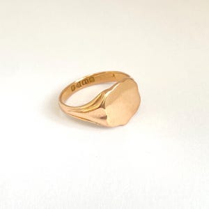 Antique, 18ct Gold Shield/heart Signet Ring (5.18g) Hallmarked, Chester ...