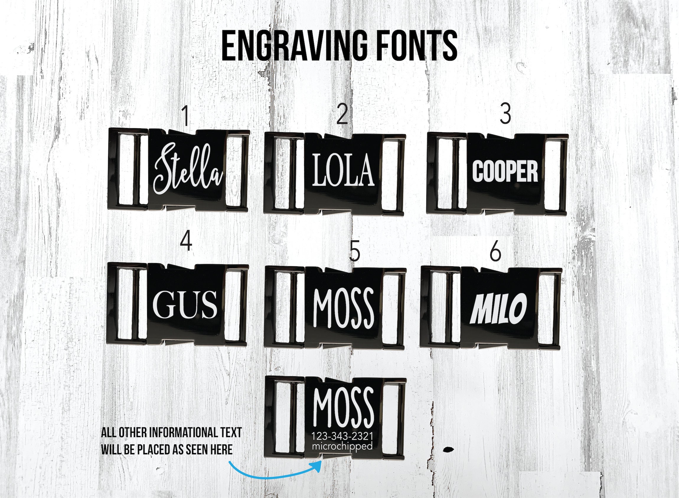 Personalized Laser Engraved Japanese Koi Fish Collar Quick - Etsy