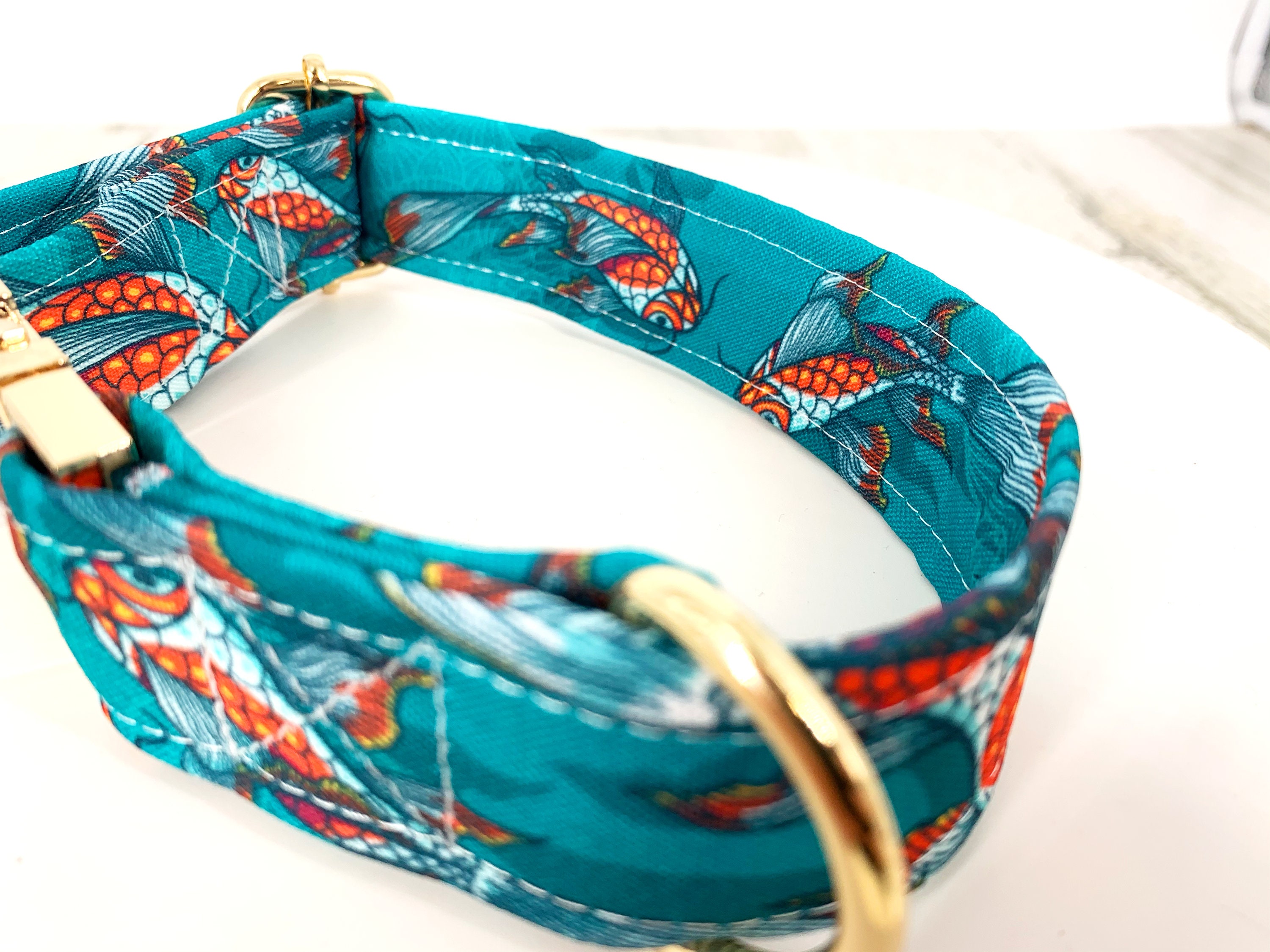 Personalized Laser Engraved Japanese Koi Fish Collar Quick - Etsy