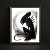Screaming Void - Abstract Horror Digital Art Print, Surreal Nightmare ...