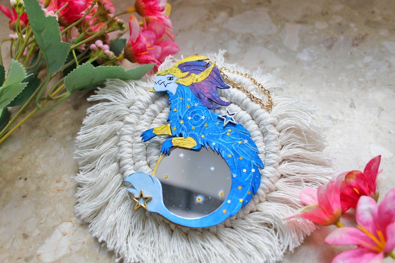 Aurelion Sol Wall Hanging, Fan Art, League of Legends, Blue Dragon ...