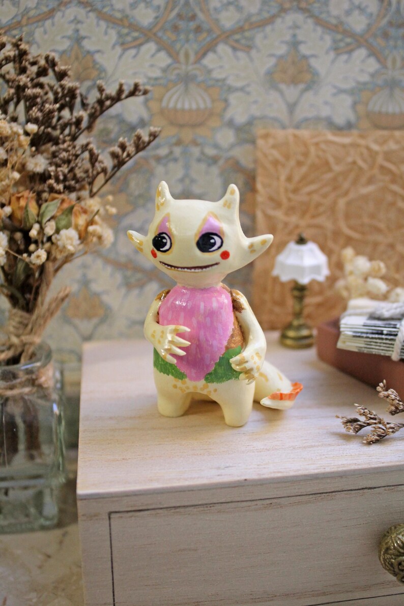 Palontras Axolotl, Miniature Figurine, Fran Bow's Friends, Fan Art ...