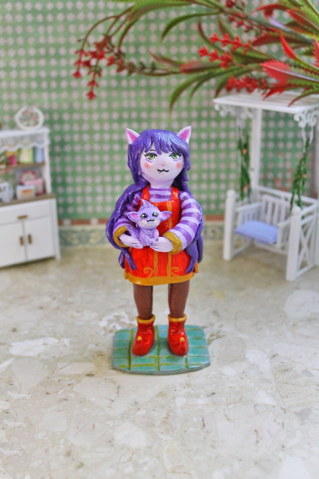 Yordle Mage Lulu Figurine, Fan Art, Handmade Lulu Decor Table for Fans ...