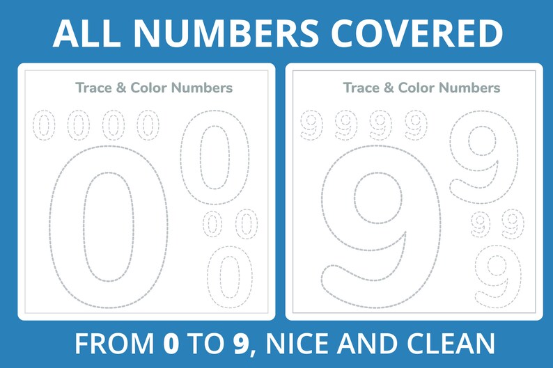 KDP Print & Upload Ready Interior: Trace and Color Letters and Numbers ...