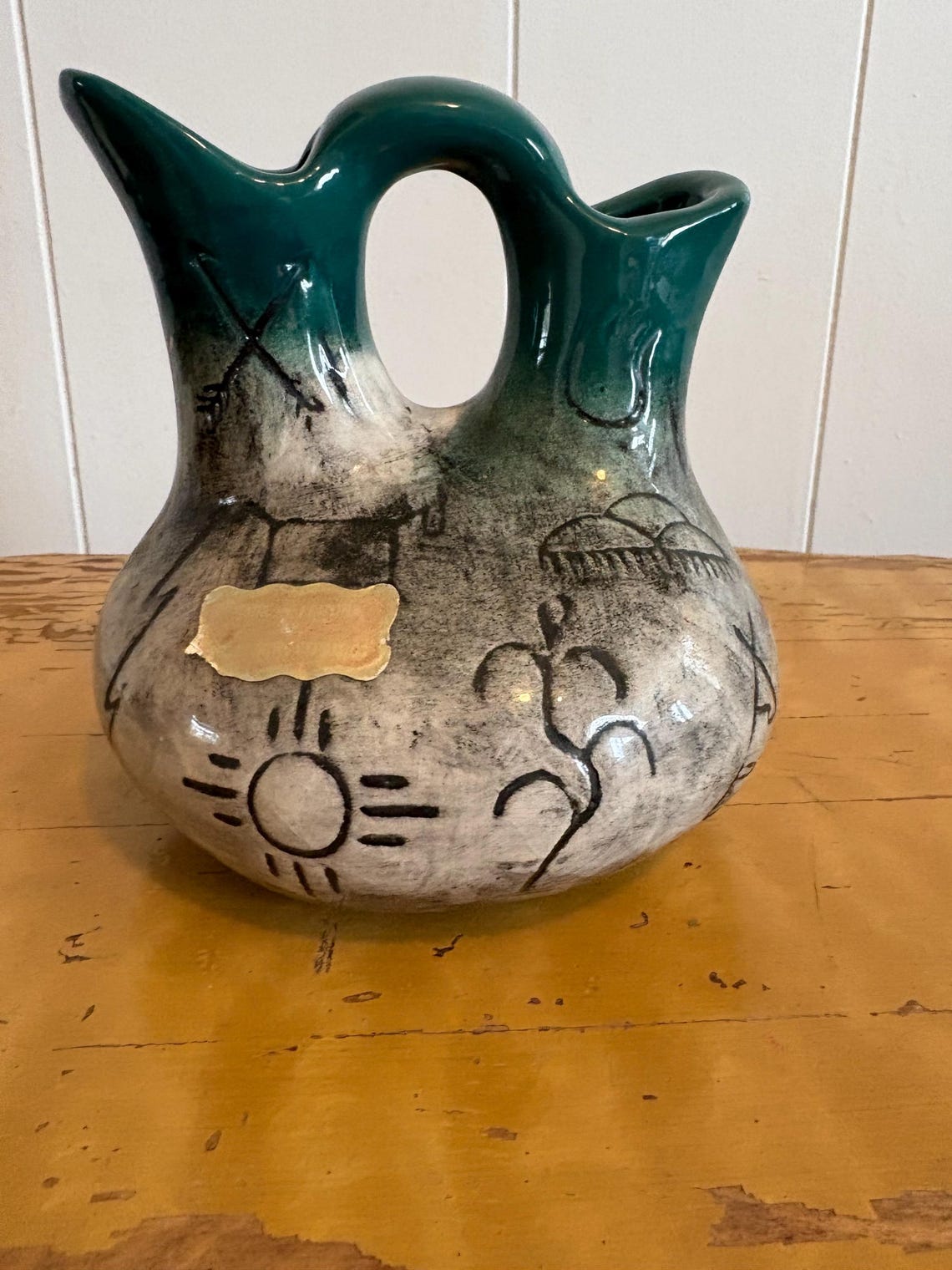 Made in Arizona Thunderbird Teepee Raincloud Ceramic Vase - Etsy