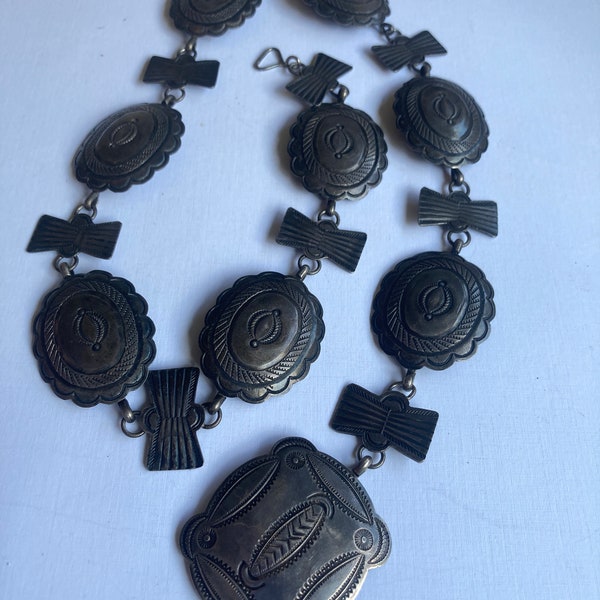 Concho Necklace - Etsy