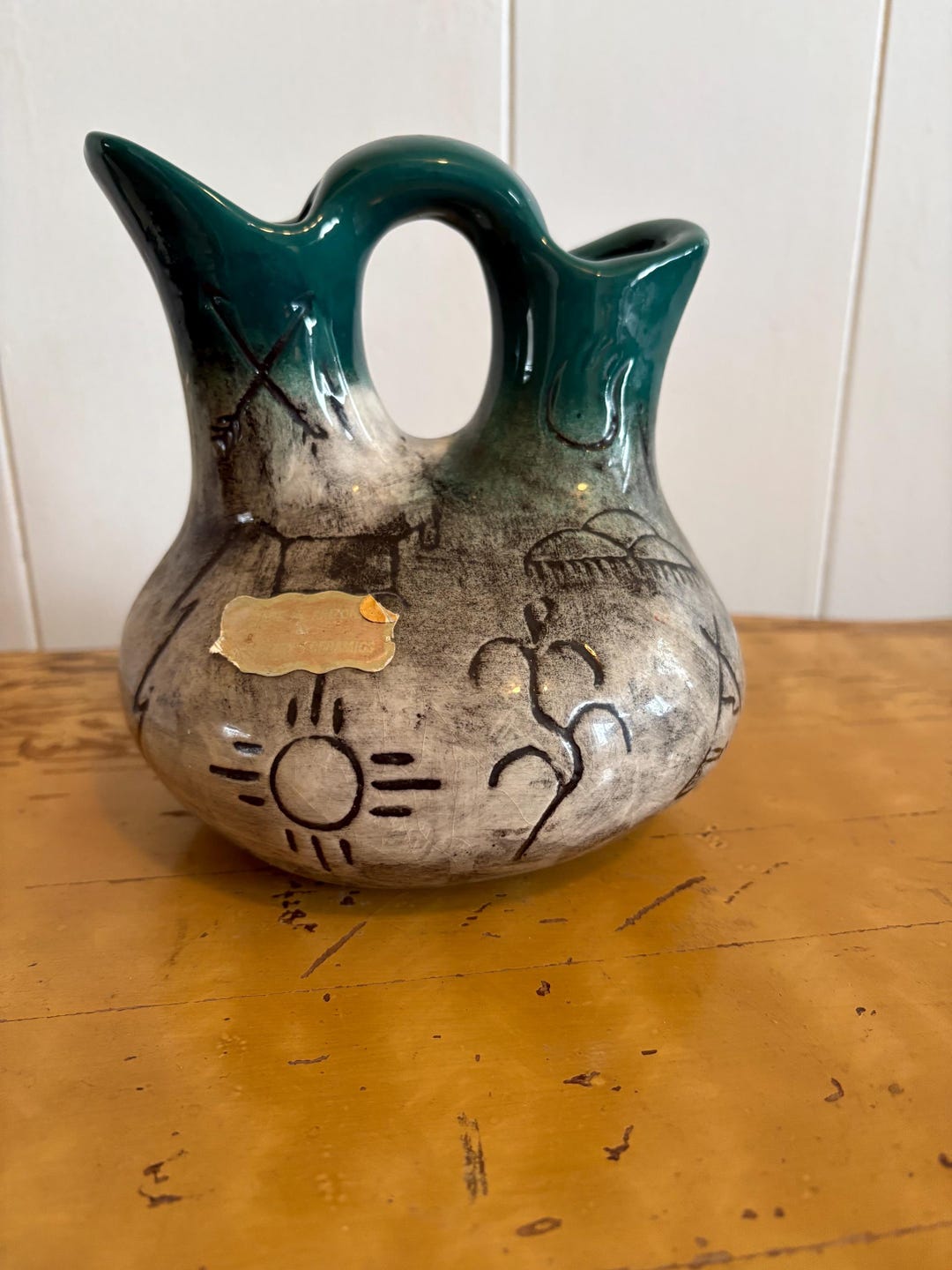 Made in Arizona Thunderbird Teepee Raincloud Ceramic Vase - Etsy