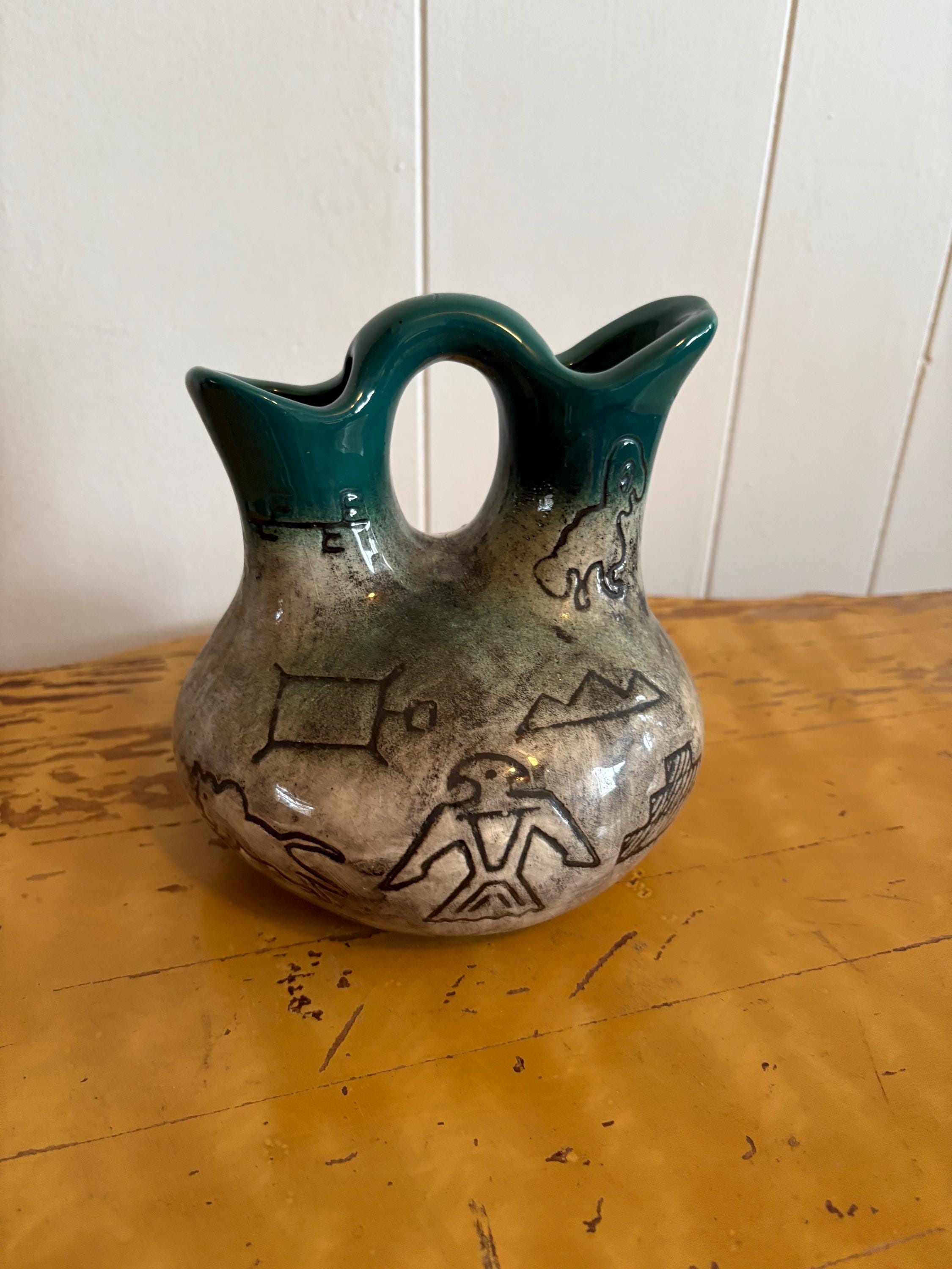 Made in Arizona Thunderbird Teepee Raincloud Ceramic Vase - Etsy