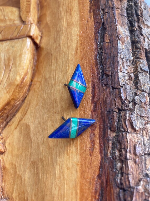 vintage malachite inlay - Gem