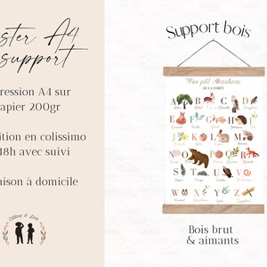 Affiche abécédaire de la forêt / alphabet enfant et bébé / version PDF ...