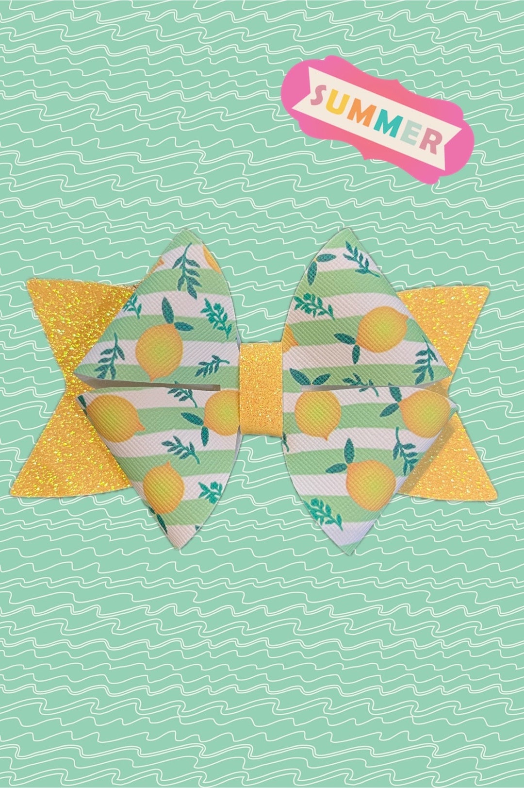 Honey Bee Bows - Lemons and Watermelons - Etsy