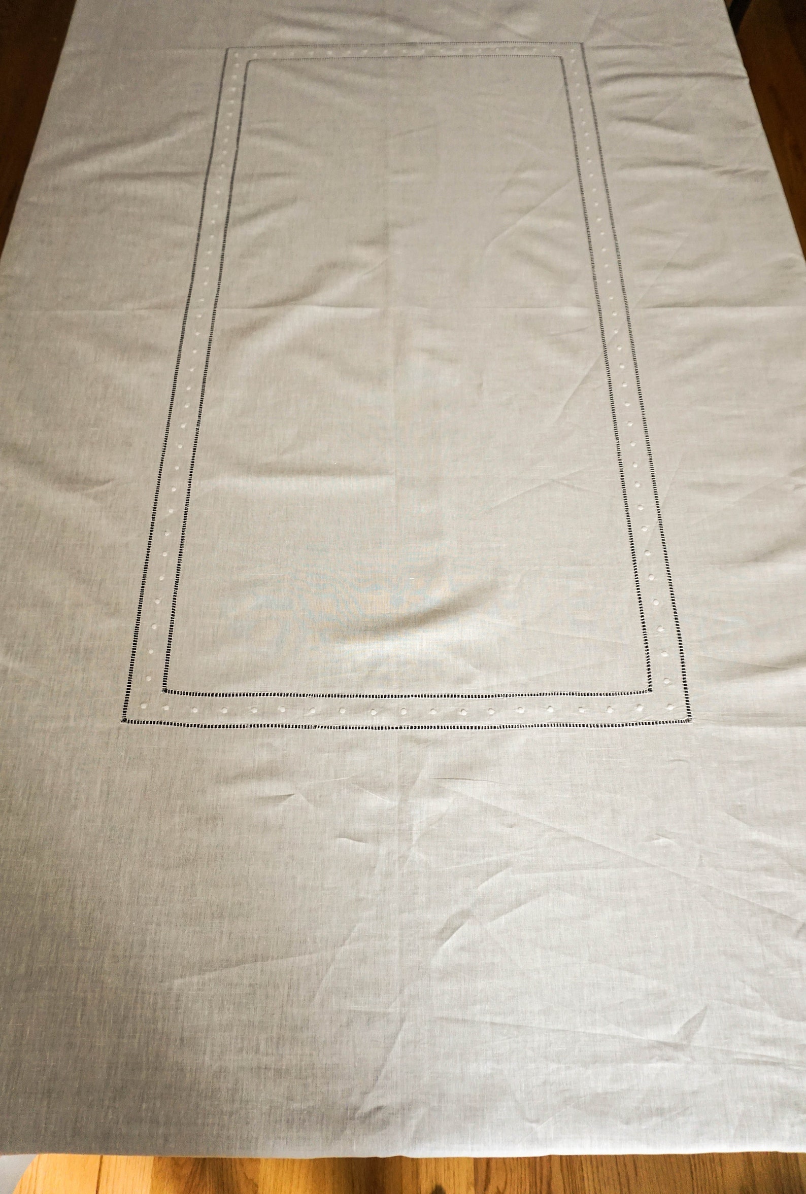 Swiss Dot With Hemstitch Tablecloth style 8648 - Etsy