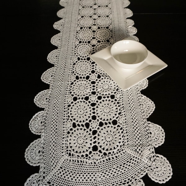 Lace Table Runner - Etsy