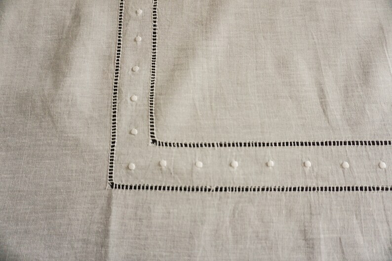 Swiss Dot With Hemstitch Tablecloth style 8648 - Etsy