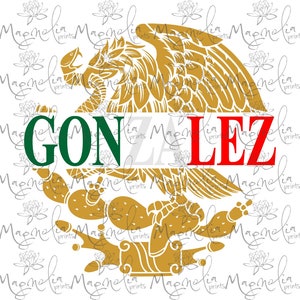 Aguila Mexicana / Mexican Eagle / Gonzalez / Digital / Design File ...