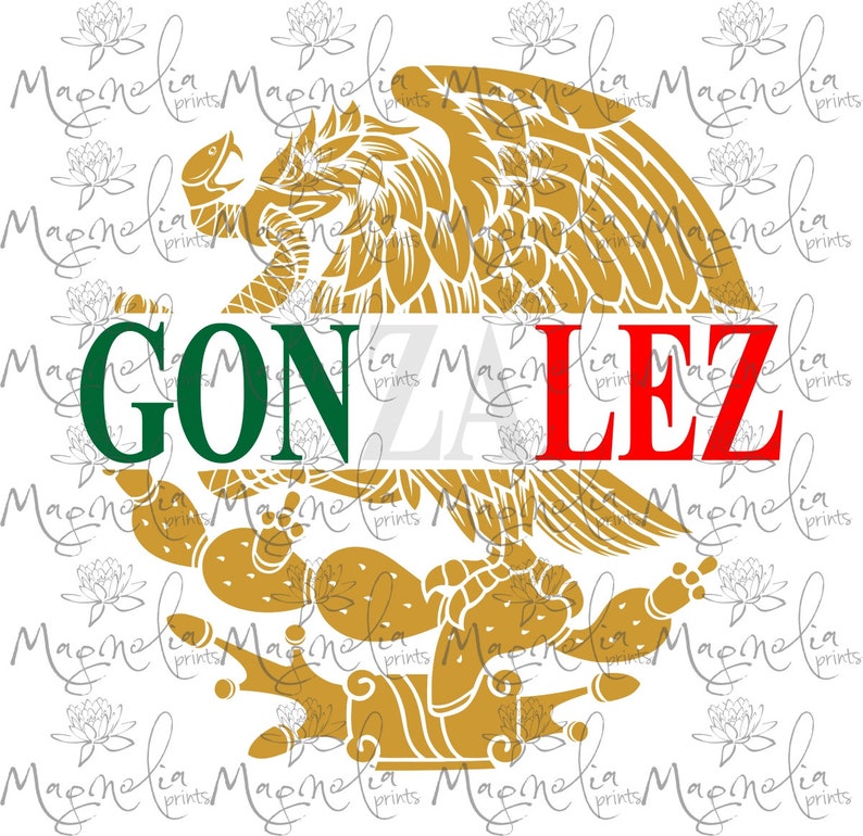 Aguila Mexicana / Mexican Eagle / Gonzalez / Digital / Design File ...
