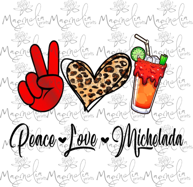 Digital File/ 9X Peace Love Mexican Elements / Digital / File - Etsy