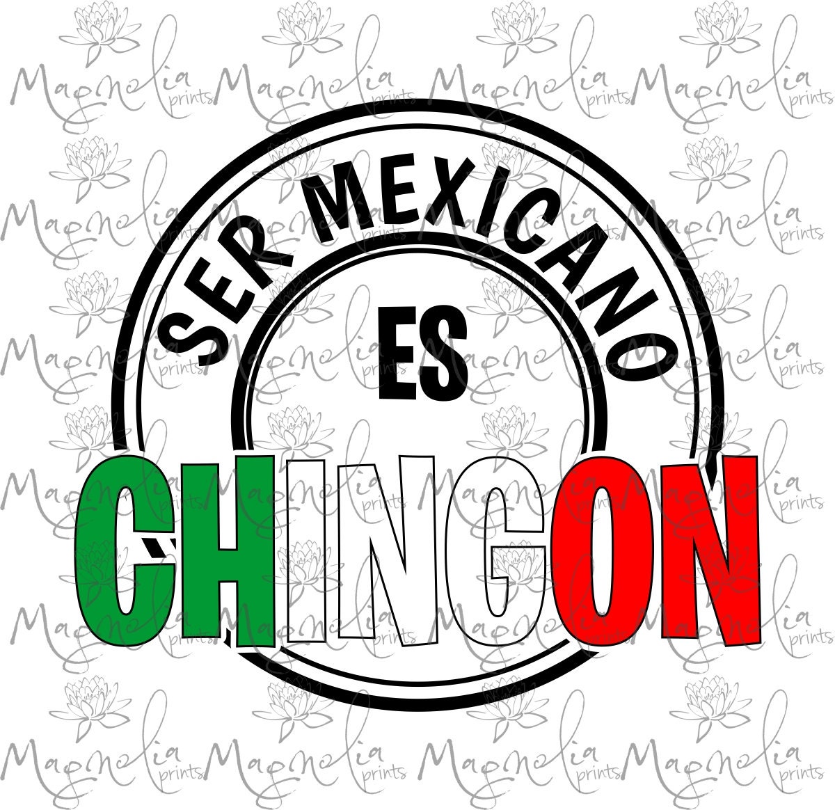 Digital Art / Ser Mexicano Es Chingon / Spanish / Printable - Etsy