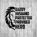 Daddy Husband Protector Provider Hero / Digital / Design File | Etsy