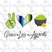 Digital File/ 9X Peace Love Mexican Elements / Digital / File Download ...