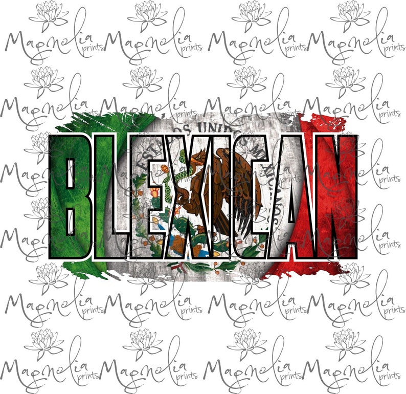 Blexican Flag / Digital / Design File Download PNG and JPG / - Etsy