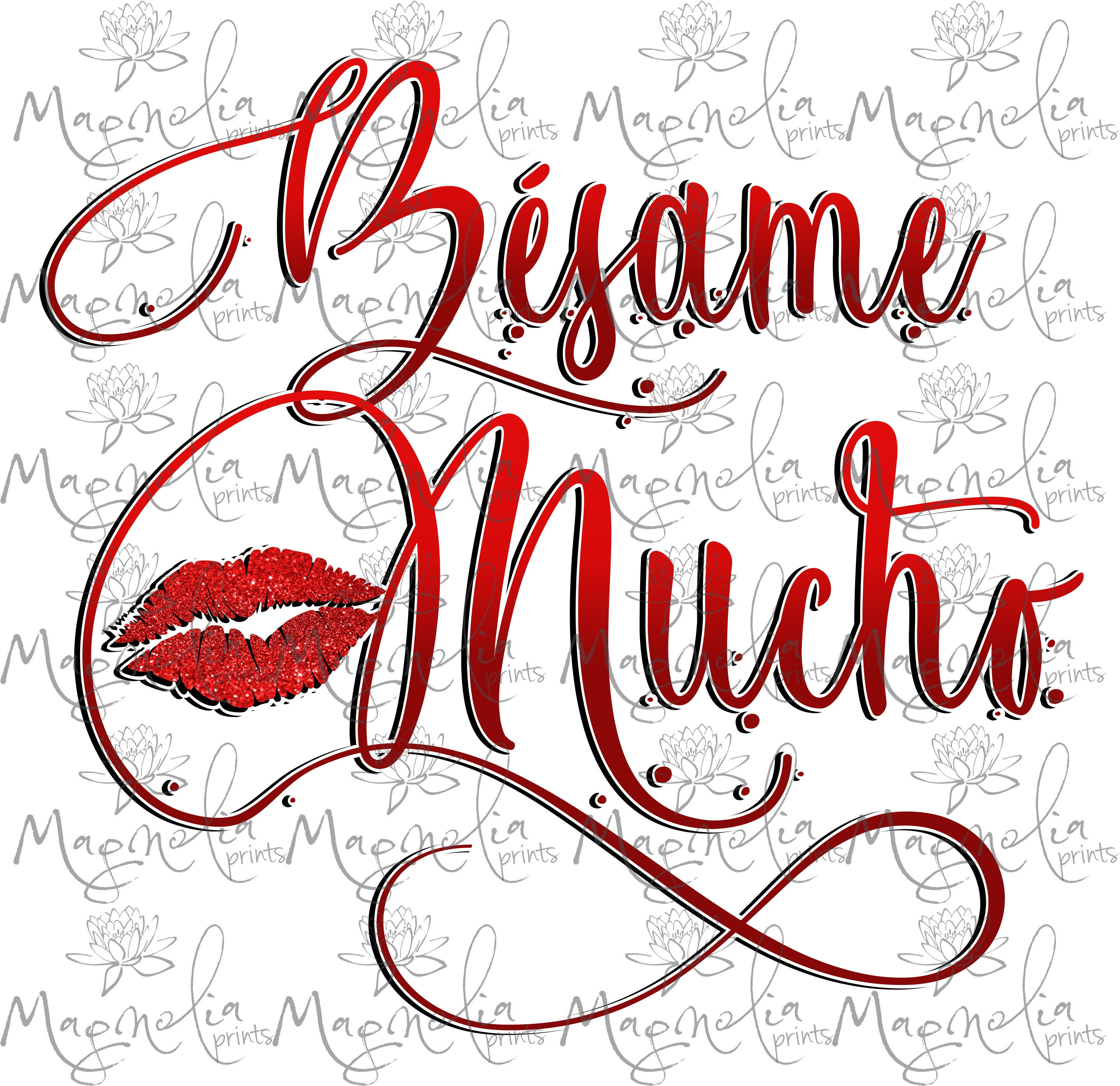 Digital Art / Besame Mucho / Spanish / Printable File / - Etsy