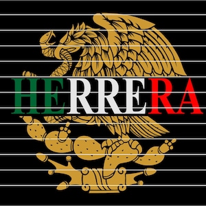 Aguila Mexicana / Mexican Eagle / Herrera / Digital / Design File ...