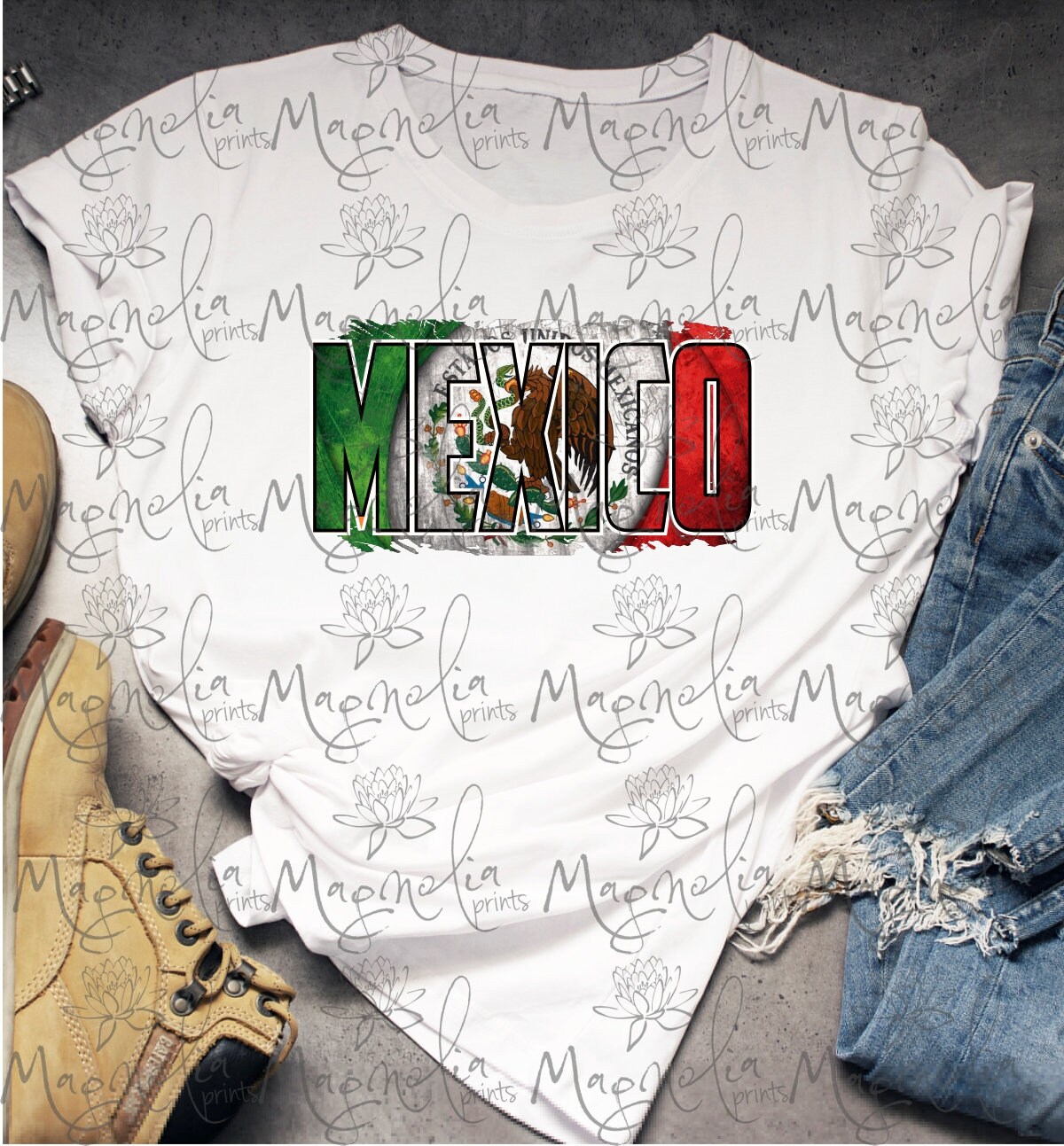 Mexican Flag / Digital / Design File Download PNG and JPG - Etsy