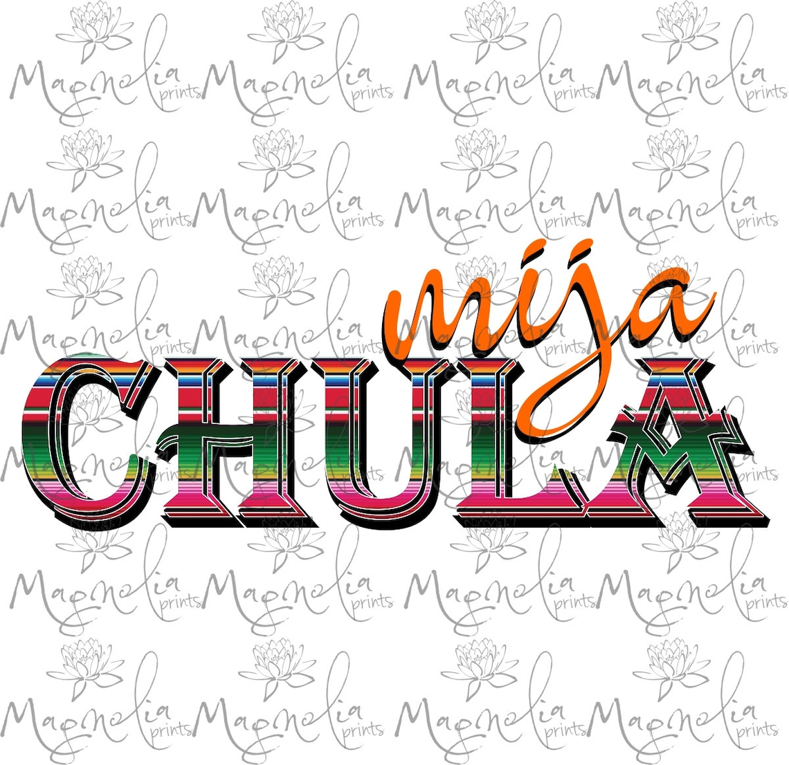 Digital Art / Mija Chula / Spanish / Printable File / Download - Etsy