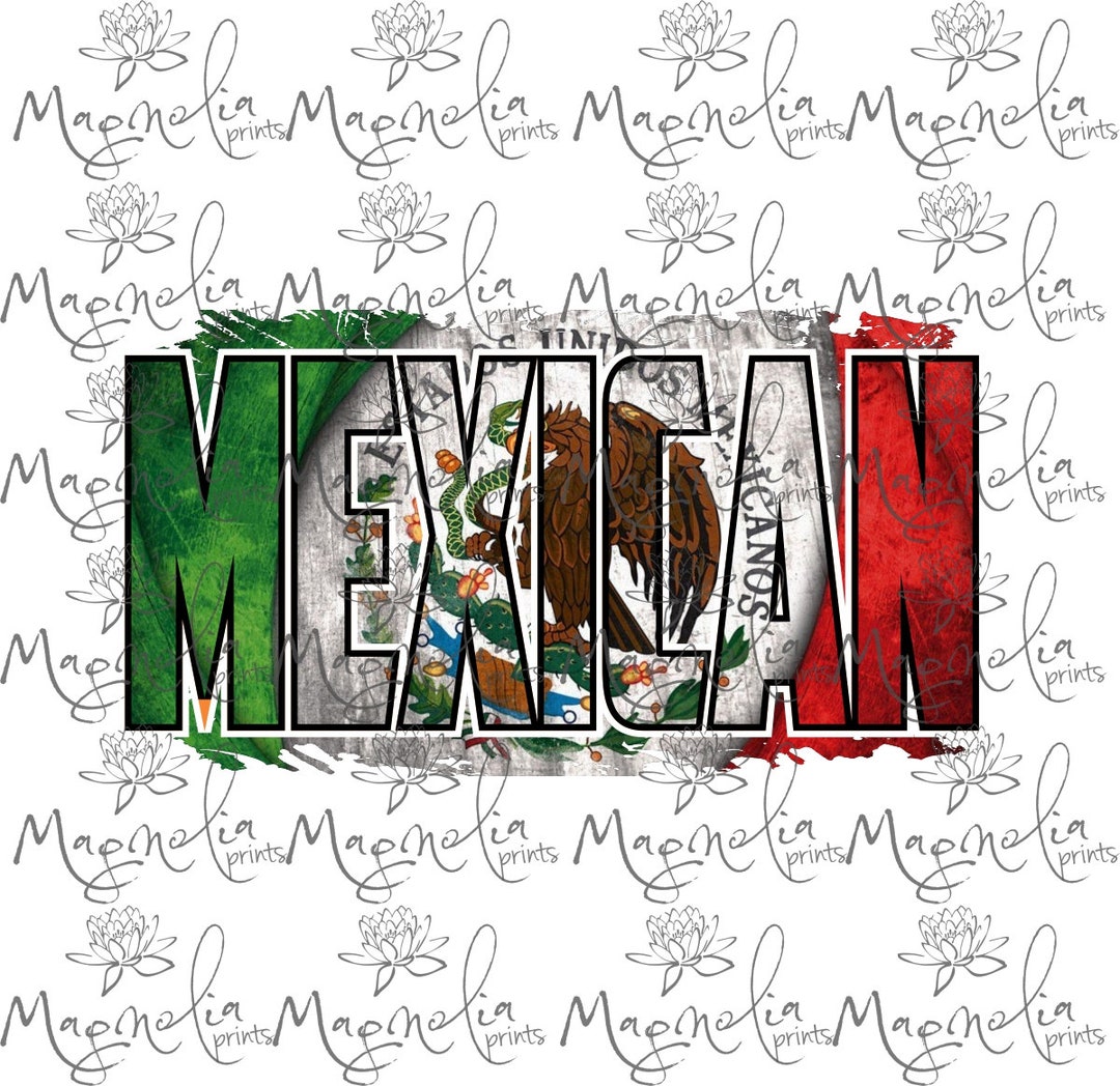 Mexican Flag / Digital / Design File Download PNG and JPG / Mexico Flag ...