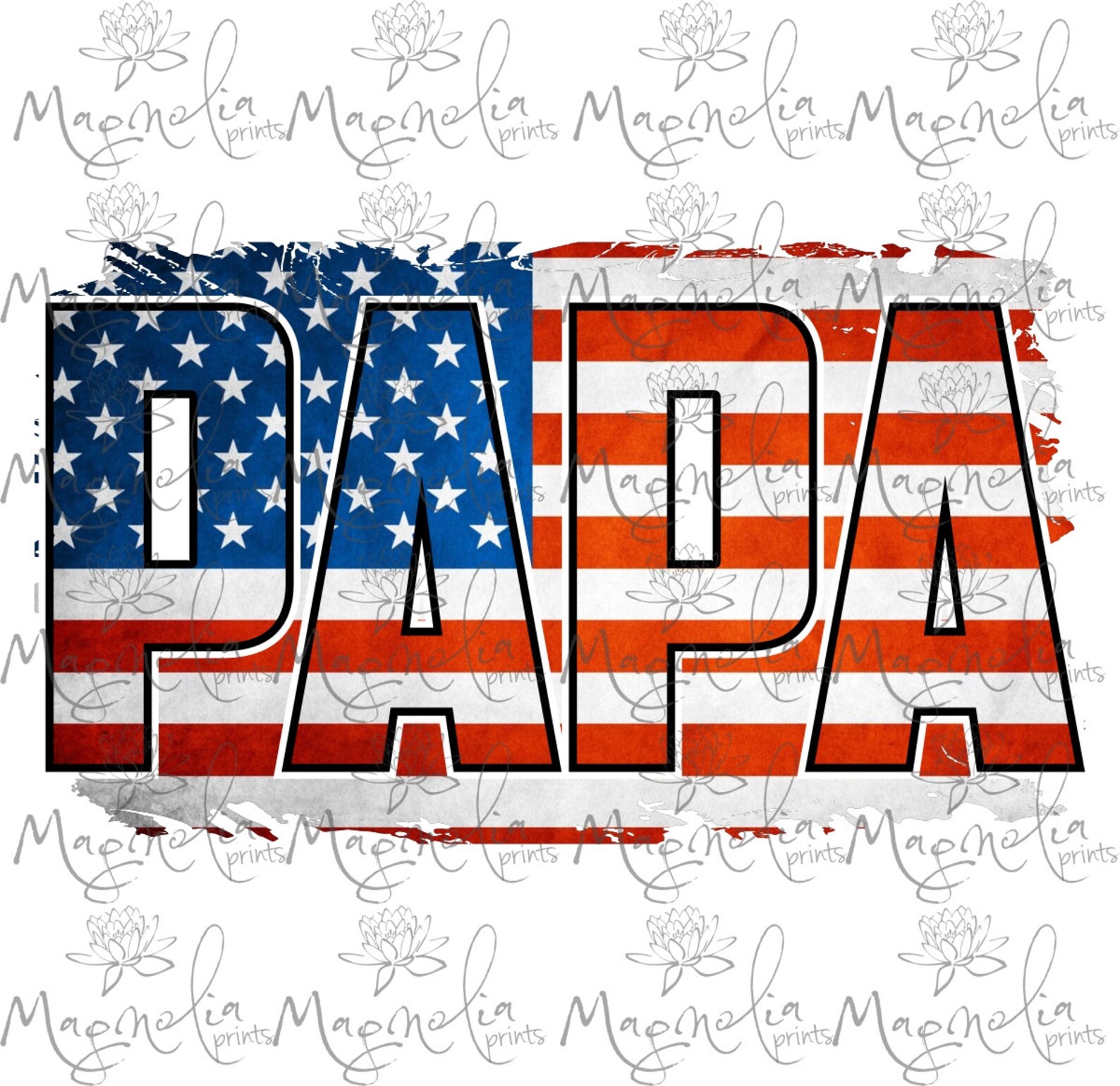 Papa USA Flag / Digital / Design File Download SVG and PNG - Etsy
