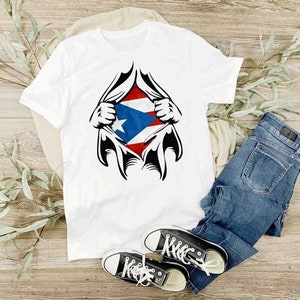 Digital File / Puerto Rico Flag Ripped Shirt / Digital / Design File ...