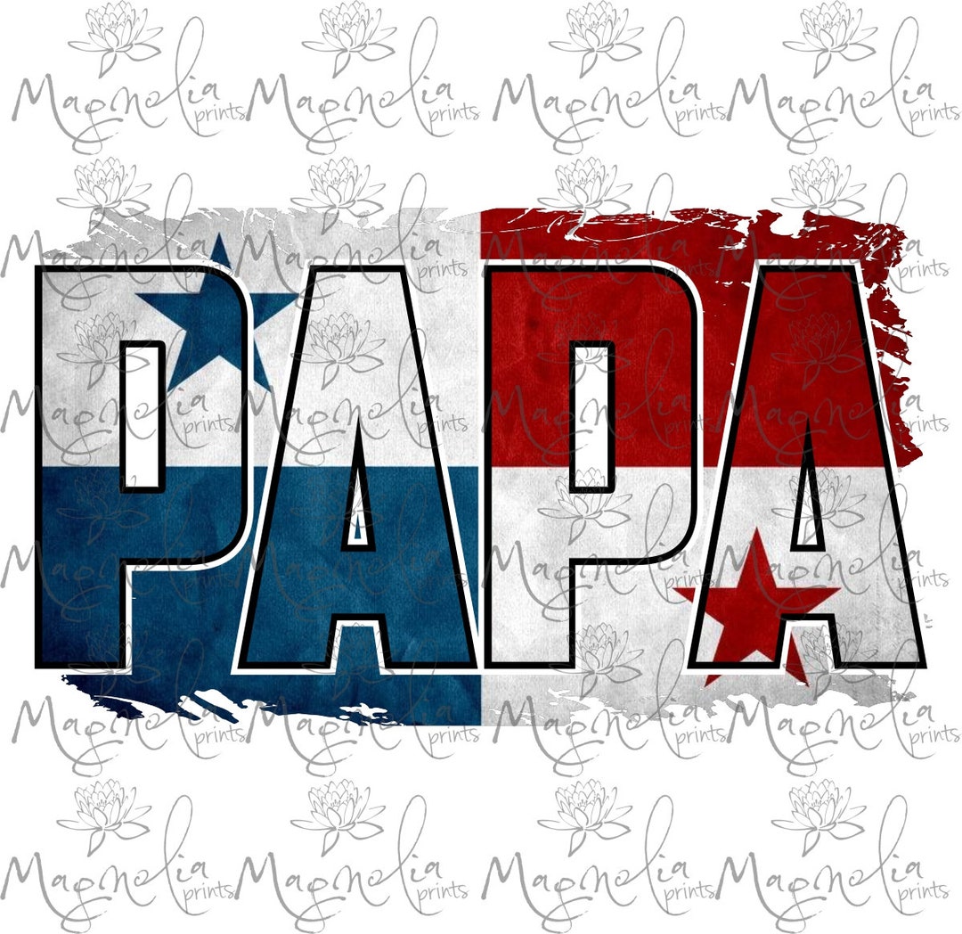 Papa PANAMA Flag / Digital / Design File Download SVG and PNG - Etsy