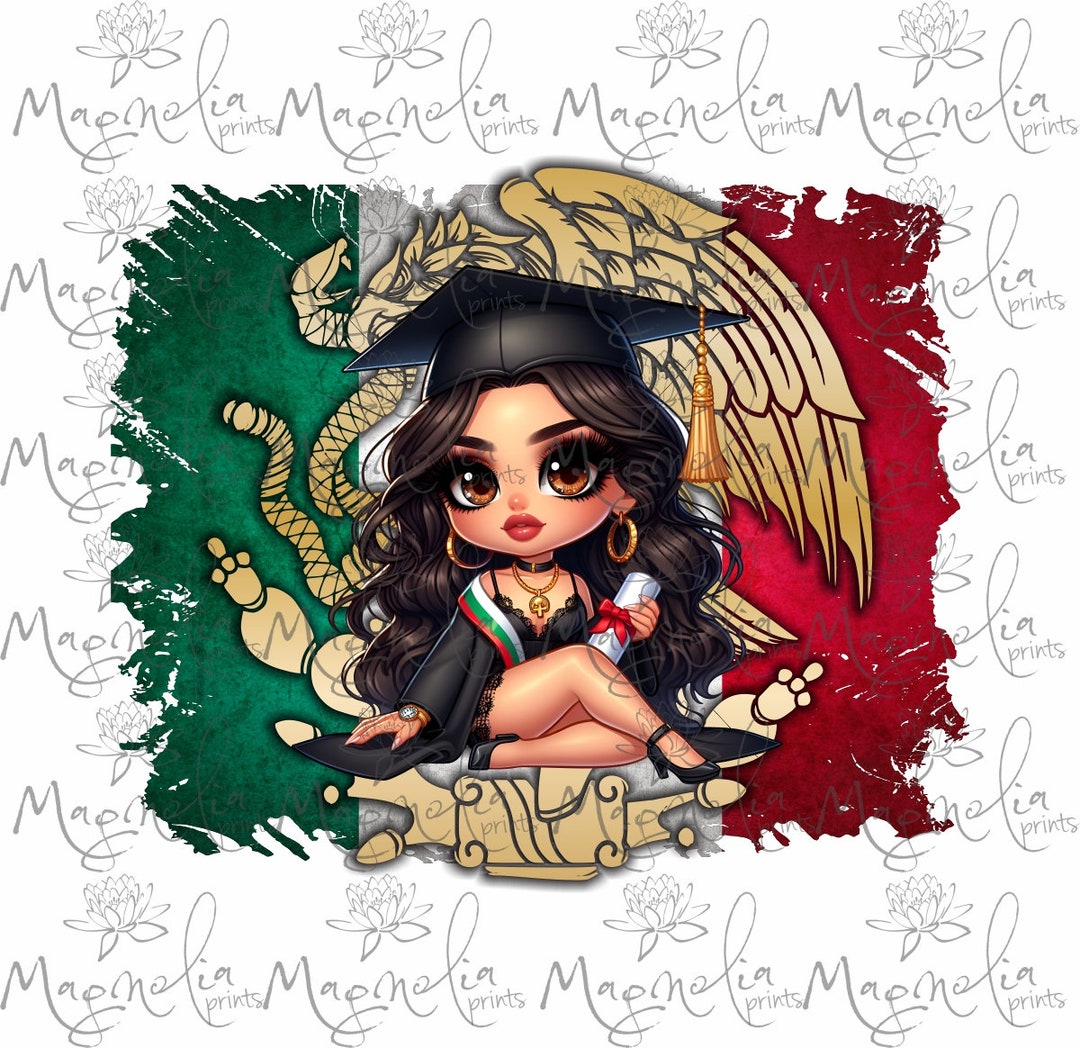 Graduada Mexico Aguila Bandera 2024 / Png / Printable File / Download ...