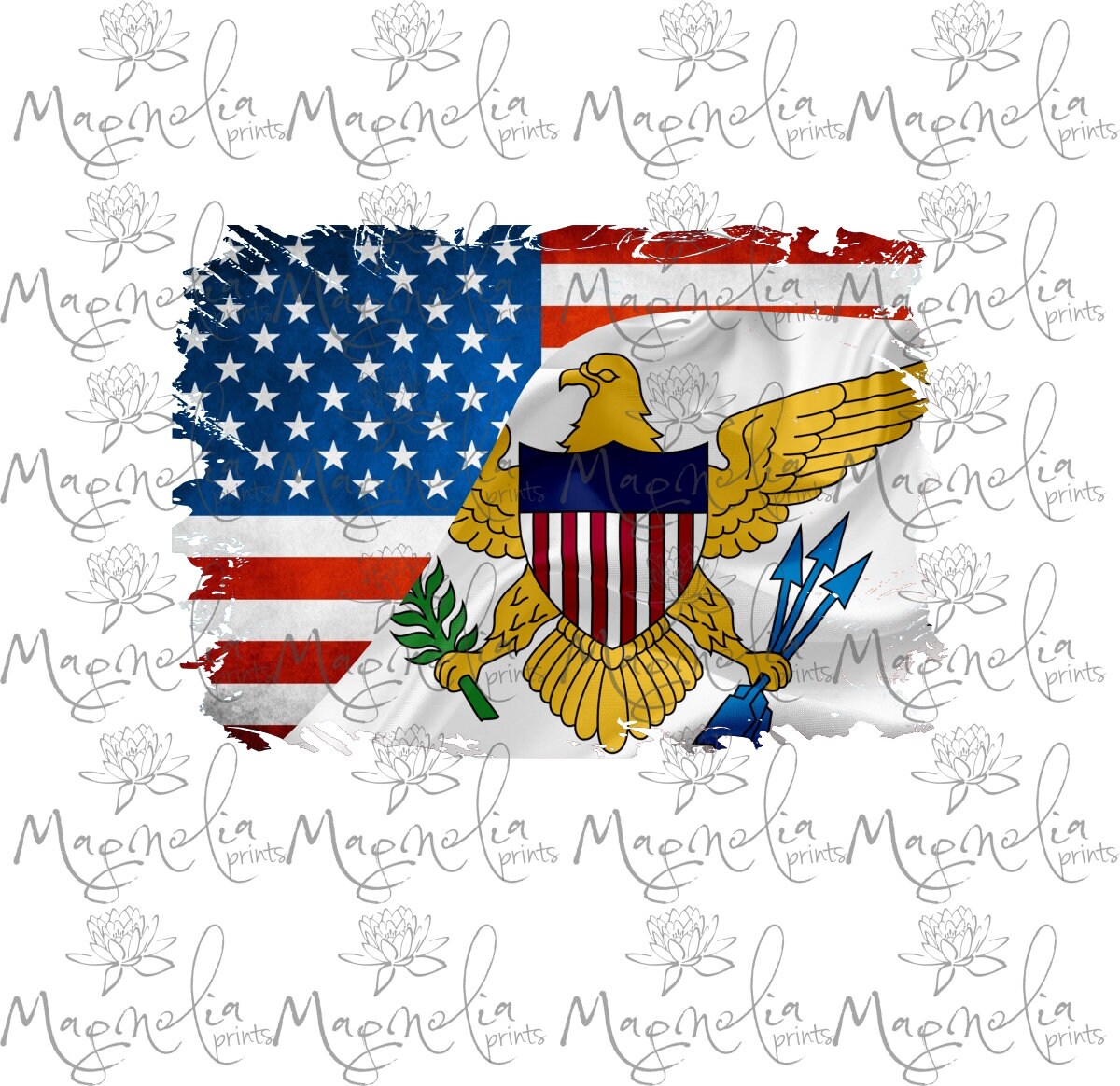 Digital File / USA Virgin Island Flag / Digital / Design File Download ...
