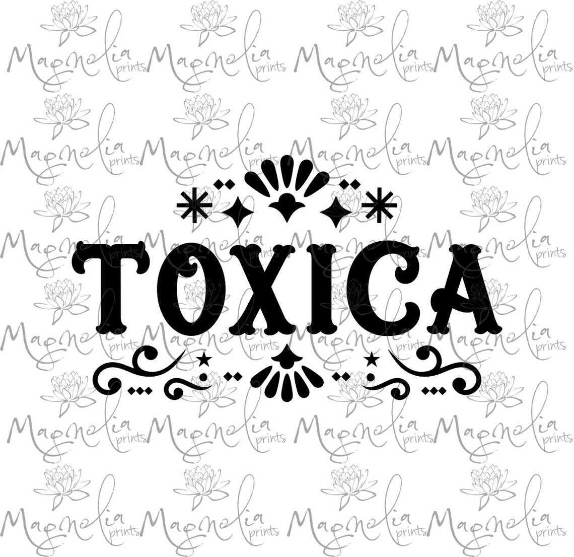 Digital File / Toxica / Spanish / Printable File / Download | Etsy