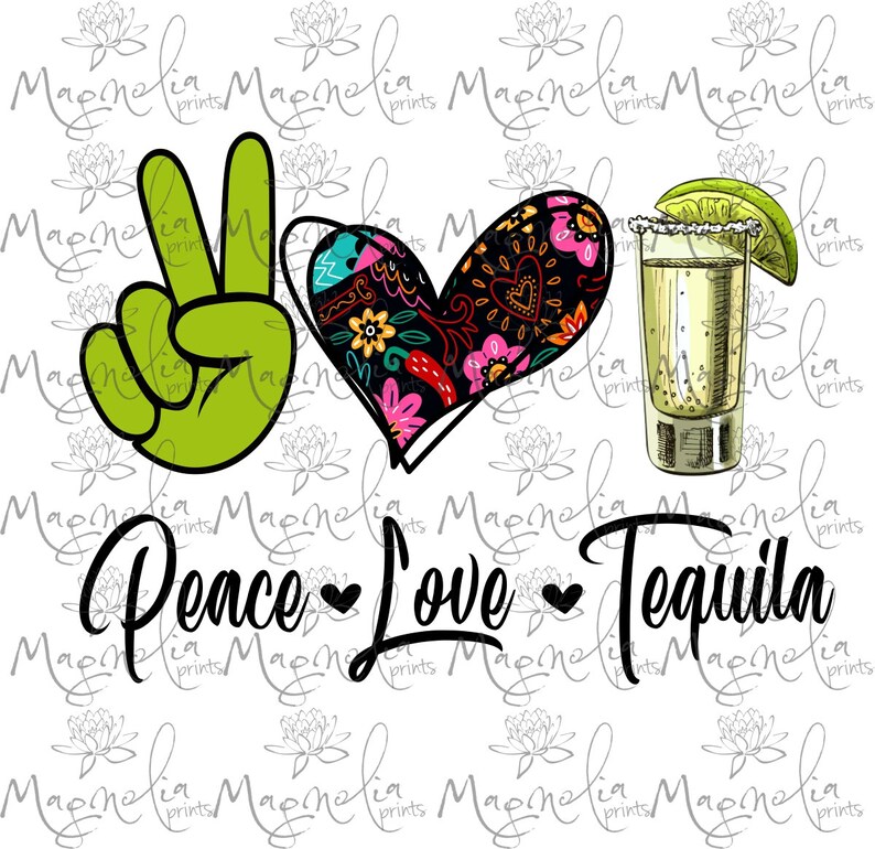 Digital File/ 9X Peace Love Mexican Elements / Digital / File Download ...