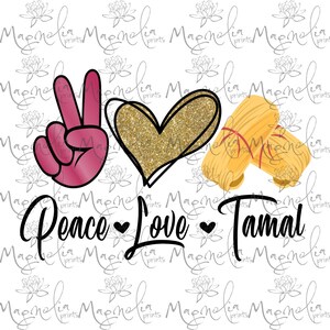 Digital File/ 9X Peace Love Mexican Elements / Digital / File Download ...