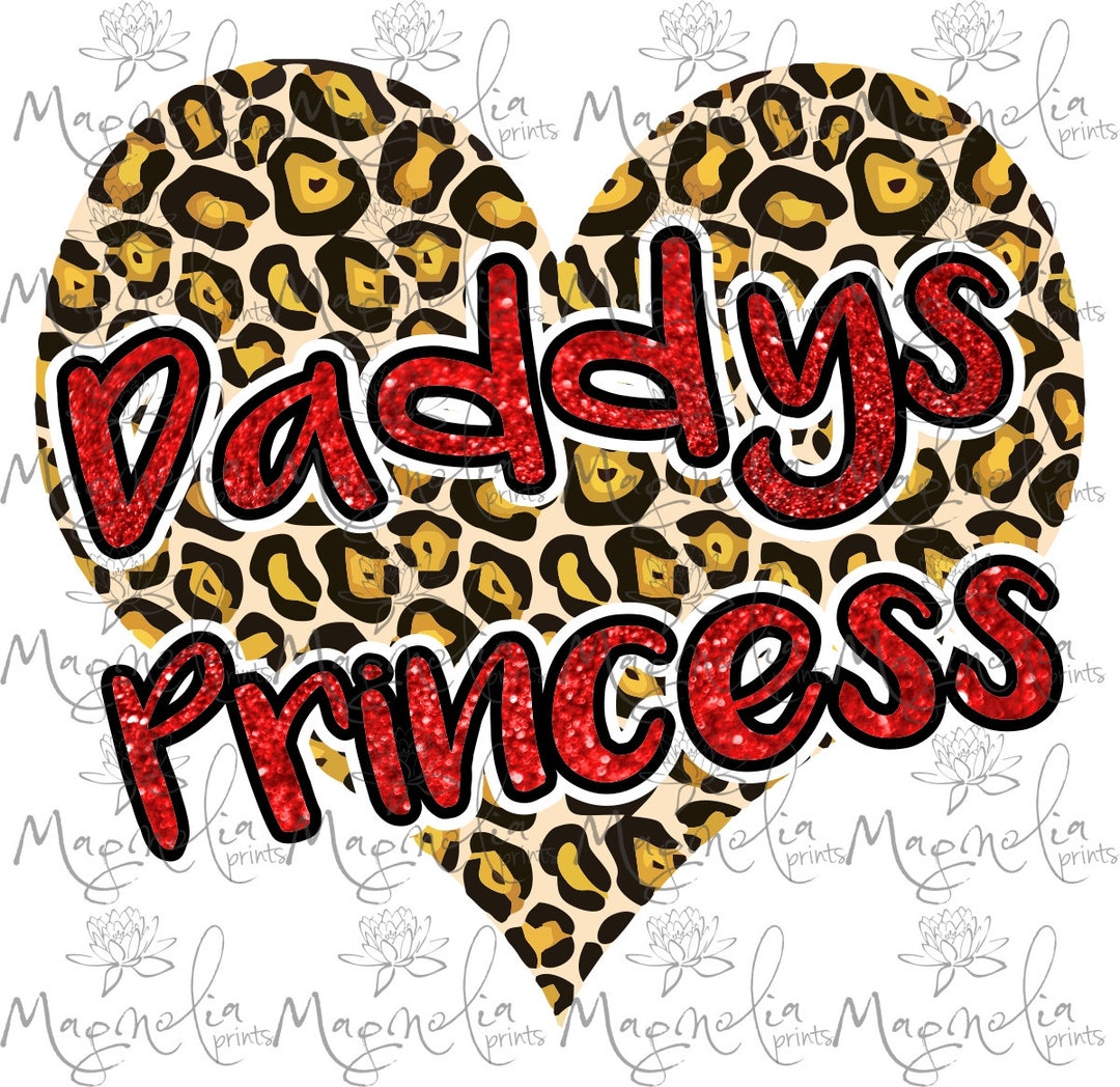 Digital Art / Daddy's Princess / Printable File / Love Stroke Glitter ...