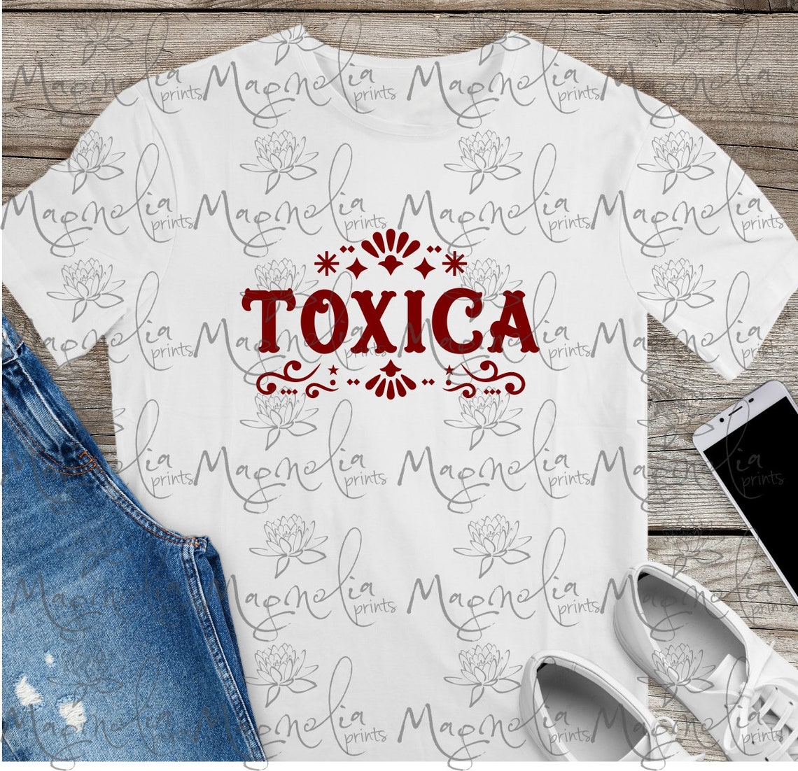 Digital File / Toxica / Spanish / Printable File / Download File / PNG ...