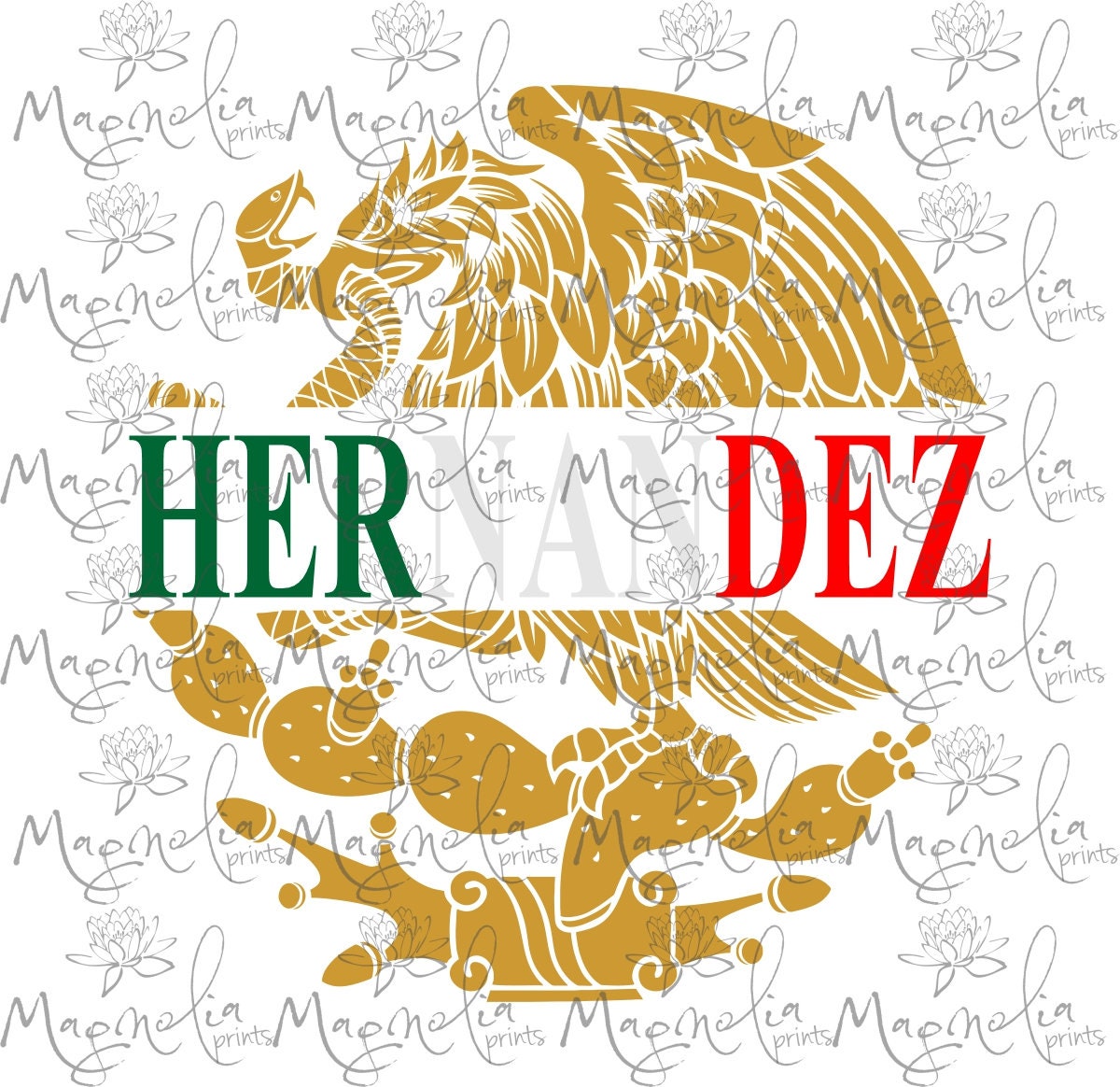 Aguila Mexicana / Mexican Eagle / HERNANDEZ / Digital / Design File ...