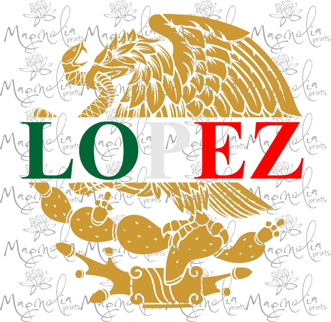 Aguila Mexicana / Mexican Eagle / Lopez / Digital / Design File ...