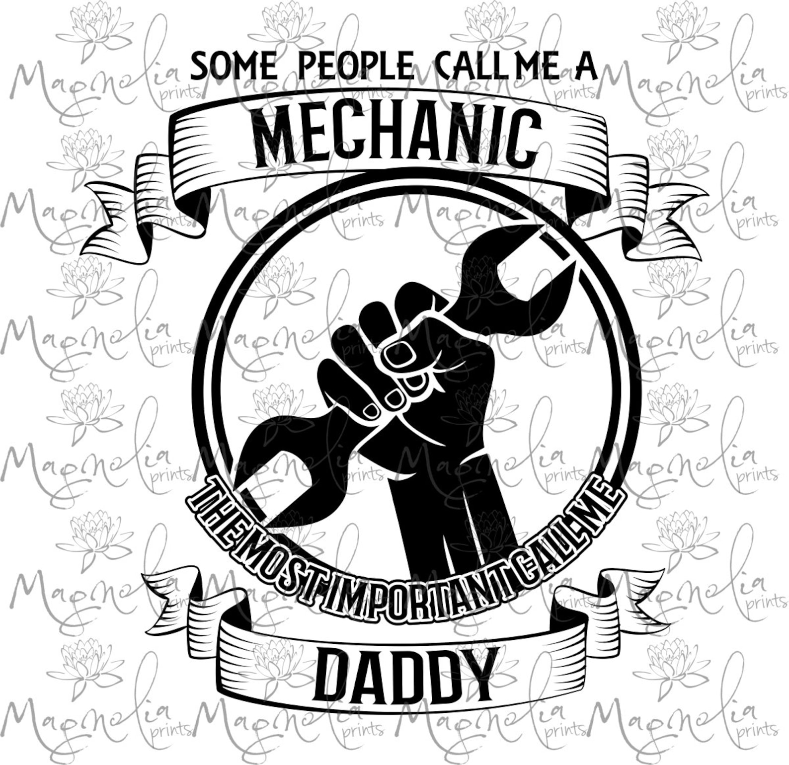 Digital File / Digital File for Cut / Mechanic Daddy / Digital / Design ...