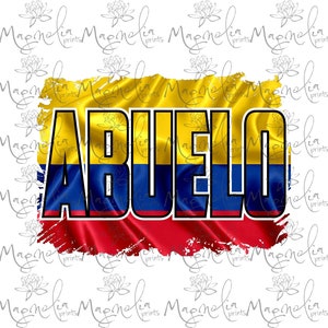 Abuelo Colombian Flag / Digital / Design File Download PNG ONLY / Grand ...